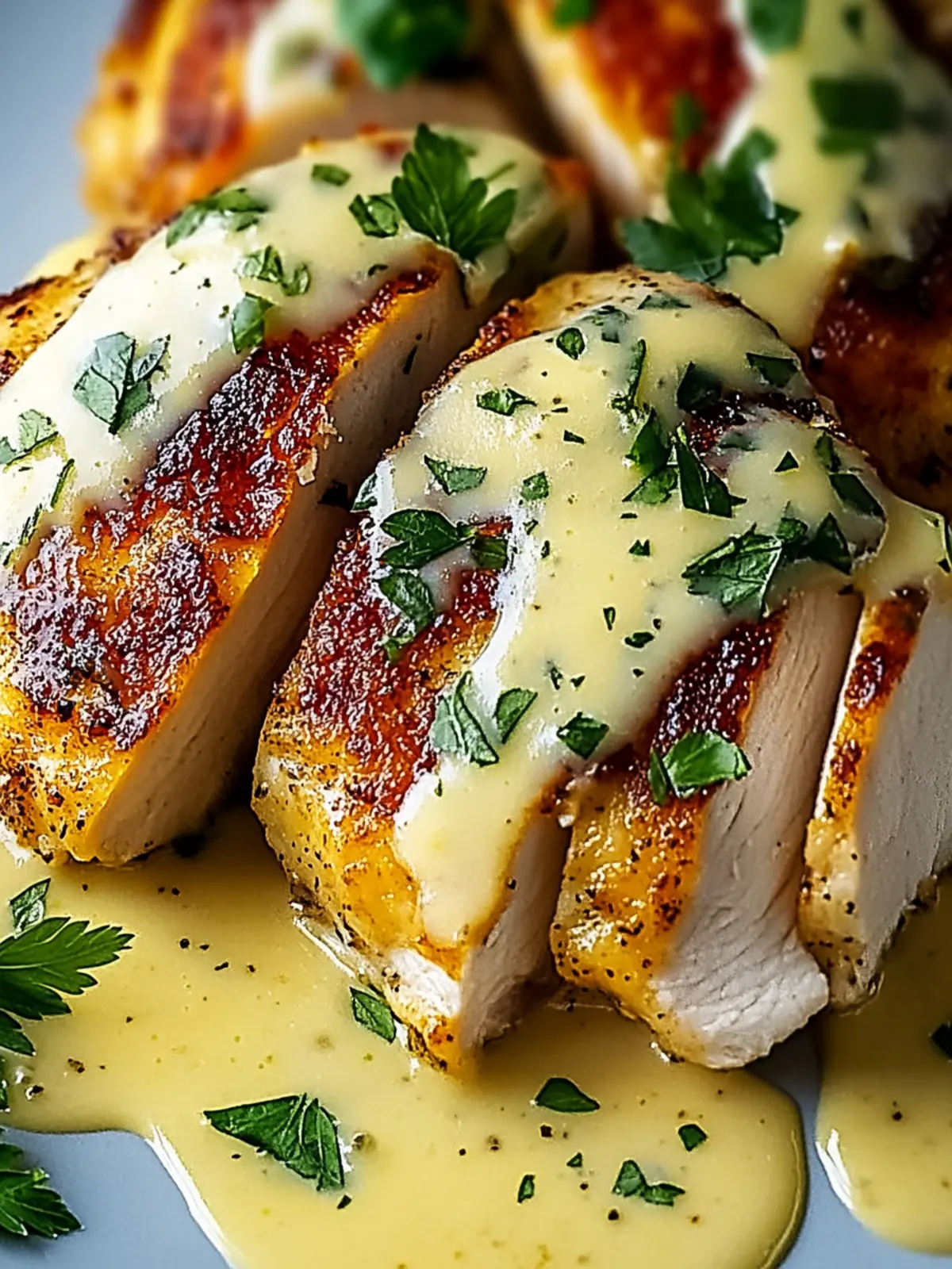 Cremiges Hähnchen-Bacon mit Honig-Senf-Sauce - Lecker und Einfach