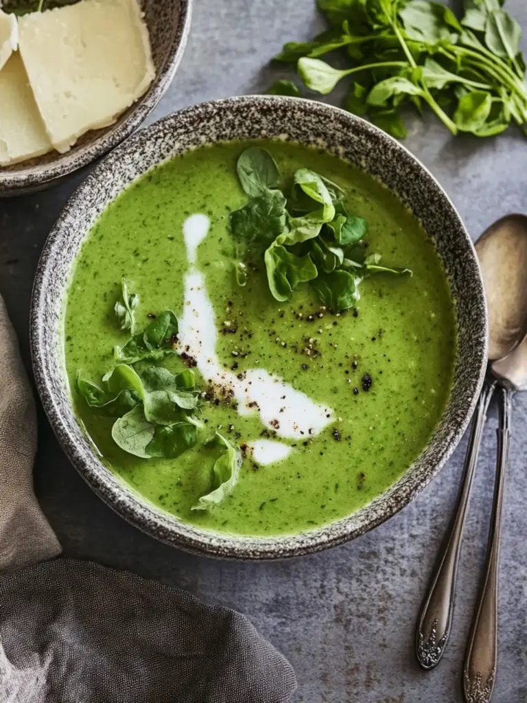 Sahnige Rucola-Suppe: Gesund, Einfach und Köstlich!
